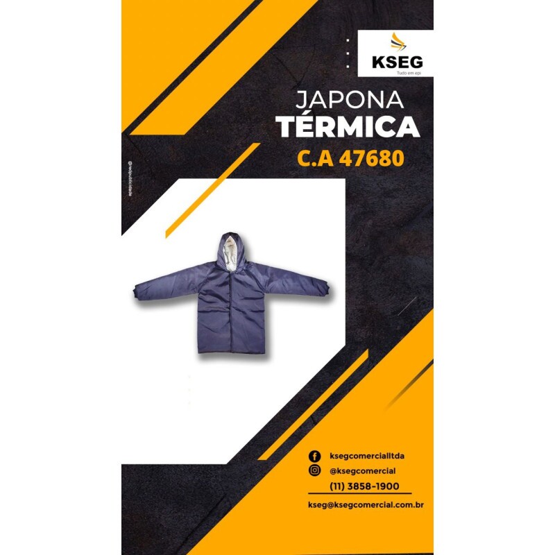 Japona Termica Nylon Para Baixa Temperatura Ca 47680 - Kseg